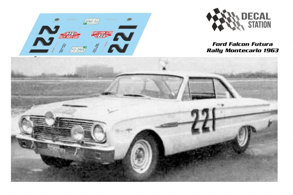 Ford Falcon Futura Rally Montecarlo 1963 – Decal Station