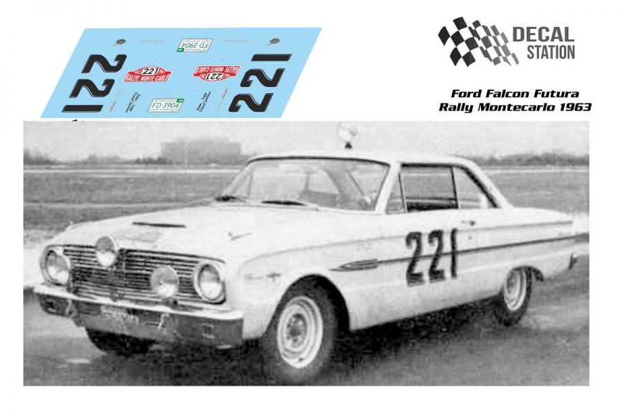 Ford Falcon Futura Rally Montecarlo 1963 – Decal Station